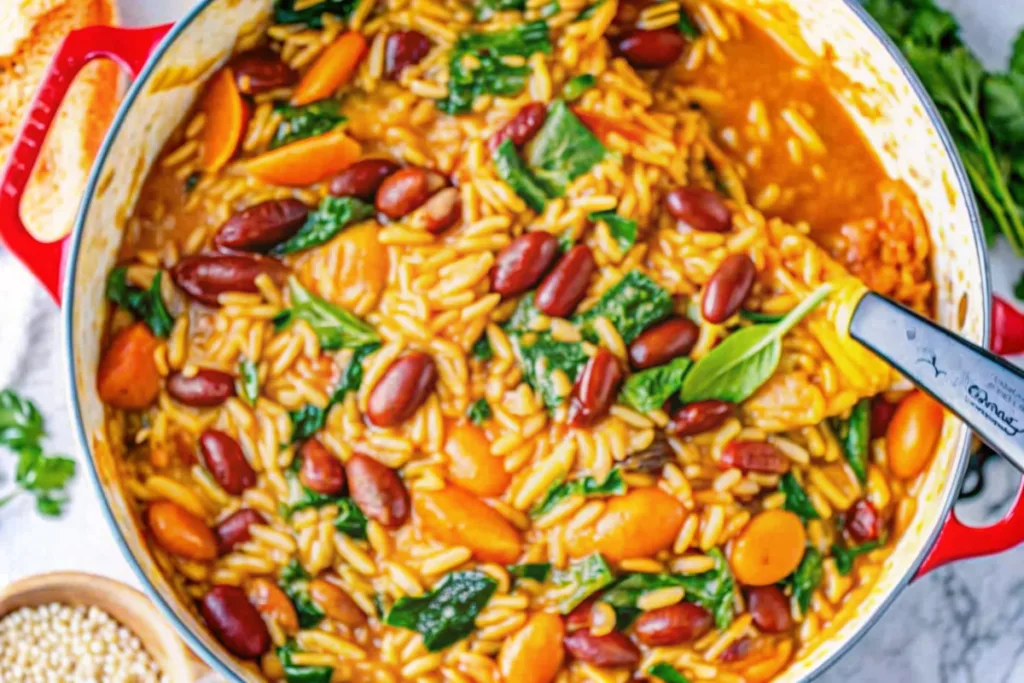 BEST MEDITERRANEAN ORZO AND BEANS: A Heart-Healthy & Flavorful Pasta ...